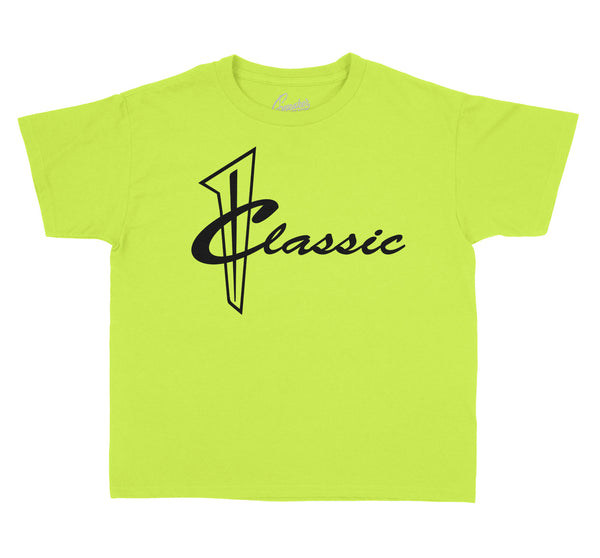 Kids Shirts match Foamposite volt foam volt sneaker tees.