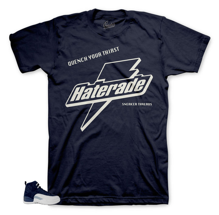 Jordan 12 Japan Haterade Shirt to match sneakers